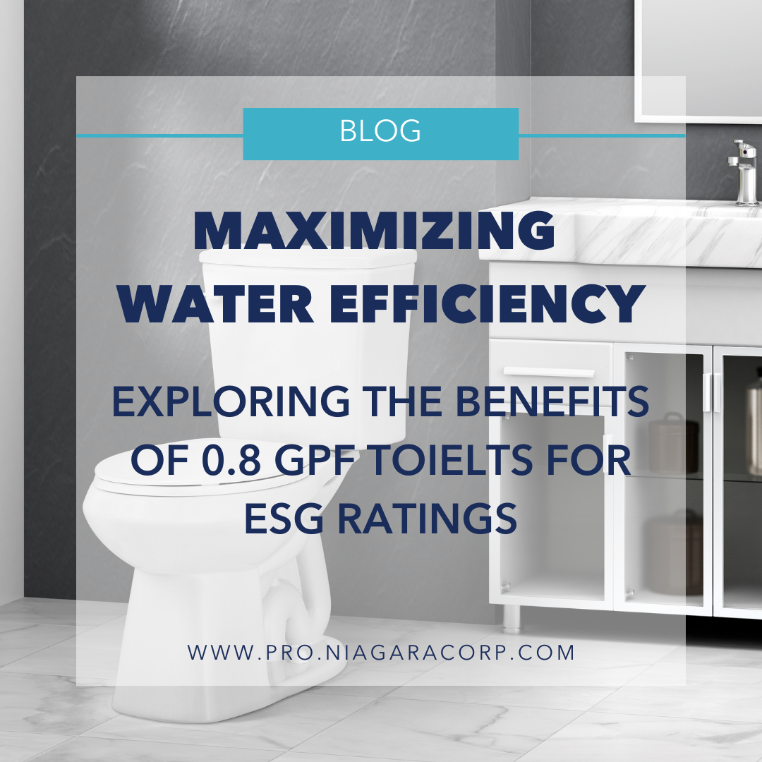 Exploring the Benefits of 0.8 GPF Toilets for ESG Ratings